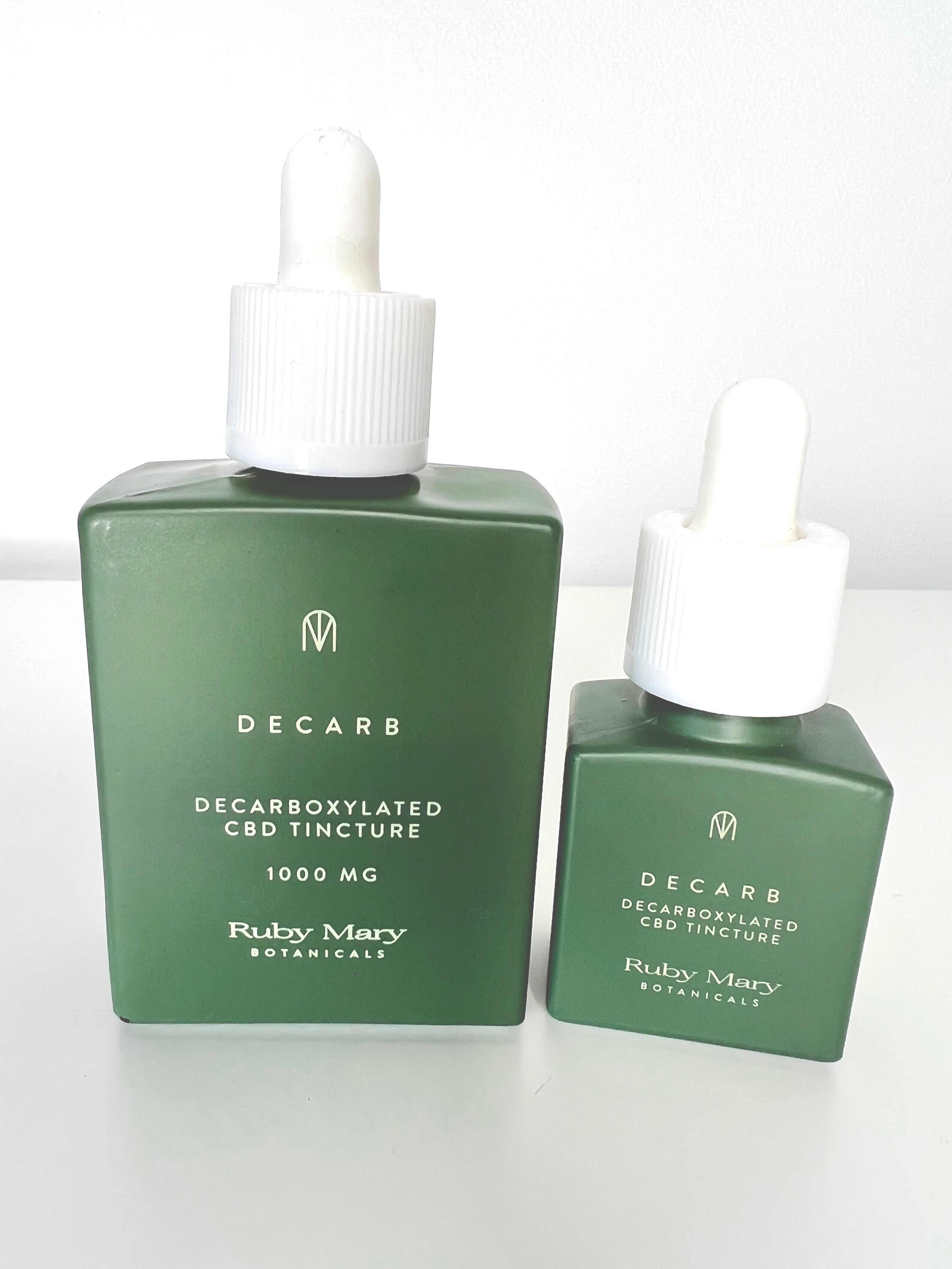 Decarb CBD Full Size & Travel Bundle – Ruby Mary Botanicals